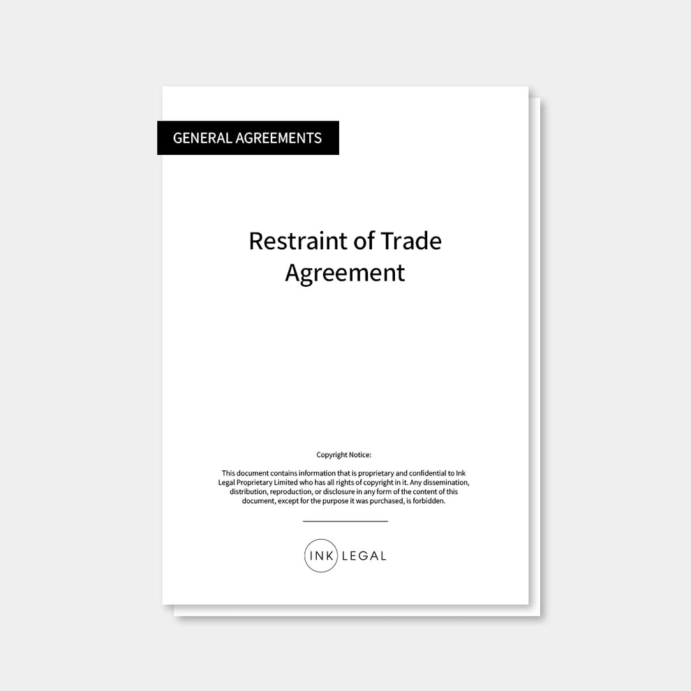 Restraint of Trade Agreement – Ink Legal
